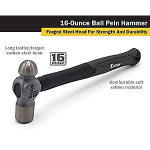 Titan - 16 Oz. Ball Pein Hammer (63316)