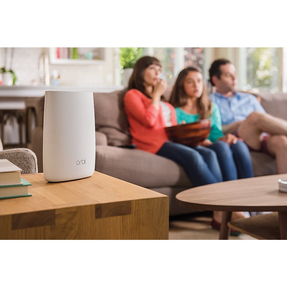 NETGEAR Orbi Router Whole Home Mesh WiFi System - Tri-band WiFi Router. Up to 2,500sqft of WiFi Coverage, AC3000 (RBR50) (Renewed)