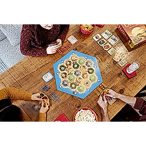 Catan Board Game (Base Game) | Family Board Game | Board Game for Adults and Family | Adventure Board Game | Ages 10+ | for 3 to 4 Players | Average Playtime 60 Minutes | Made by Catan Studio