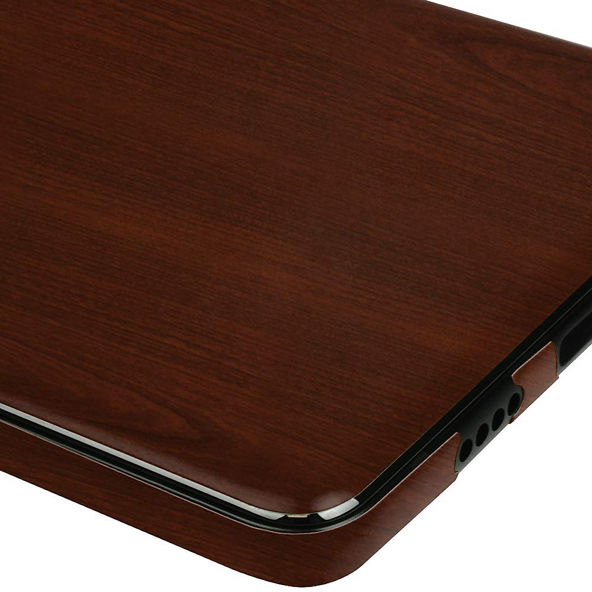 Skinomi Dark Wood Full Body Skin Compatible with Xiaomi Mi Mix 2S (Full Coverage) TechSkin with Anti-Bubble Clear Film Screen Protector