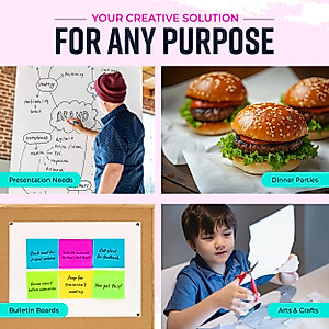 White Kraft Arts and Crafts Paper Roll - 18 inches by 175 Feet (2100 Inch) - Ideal for Paints, Wall Art, Easel Paper, Fadeless Bulletin Board Paper, Gift Wrapping Paper and Kids Crafts - Made in USA