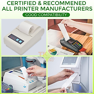 TK Thermal King, 2 1/4" x 50' Thermal Paper, 50 Rolls