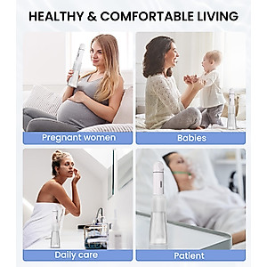 Portable Bidet for Travel, Rechargeable Electric Handheld Bidet Sprayer for Personal Hygiene and Postpartum Cleaning, 2 Modes | 350 ml