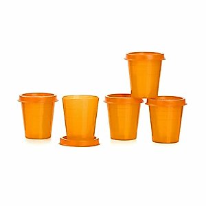 New Tupperware Tupper Minis Marigold - Set of Five (5)