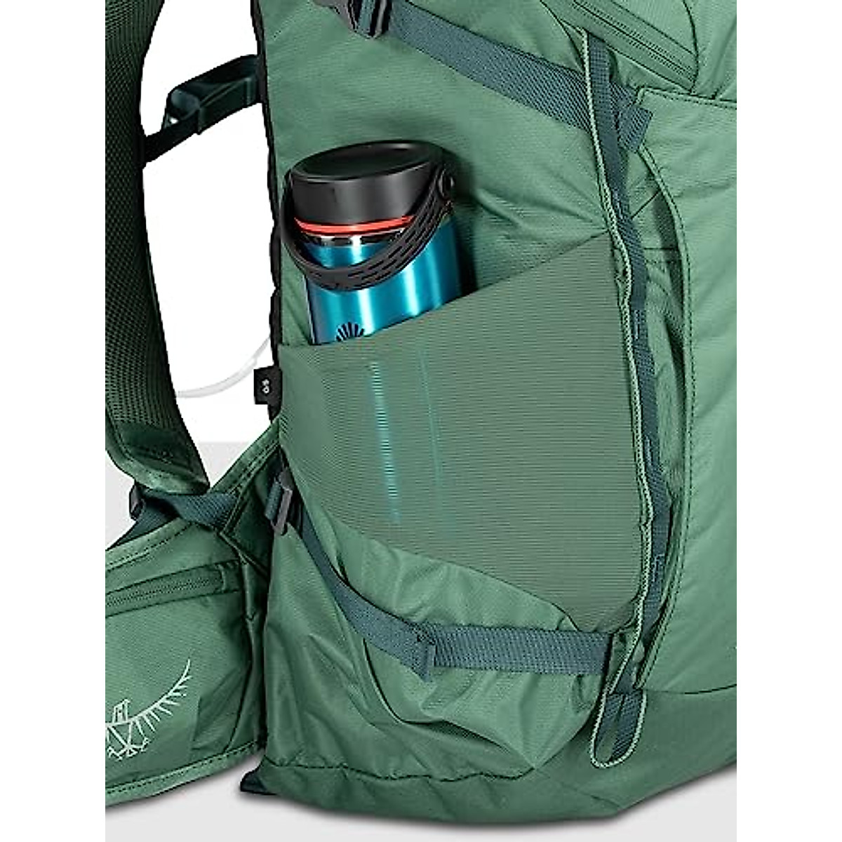 Osprey Skarab 30L Men's Hiking Backpack with Hydraulics Reservoir, Tundra Green, One Size