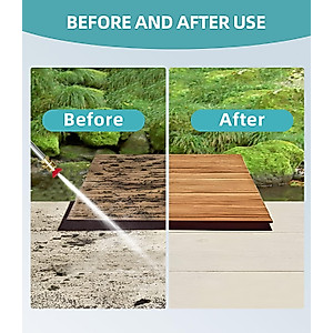 Hamirah Jet Nozzle High Pressure Hose Nozzle, Hydro Jet Heavy Duty Nozzle Sprayer With 3 Different Nozzles, 3-In-1 High Pressure Wand, Hose Quick Connectors For Patio Car Pet Window Washing