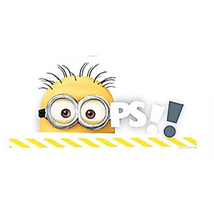 7 Inch Minion Goggles Jerry Despicable Me 2 Removable Wall Art Decal Sticker Home Decor Kids Room-6 3/4 Inch Wide by 3 Inch Tall