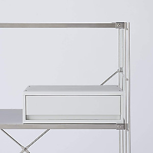 MUJI B7S7033 Storage Case, ys/m, White/Grey