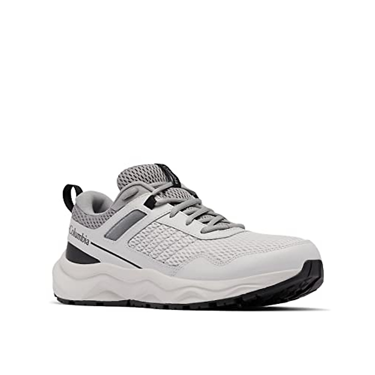 Columbia Men's Plateau Hiking Shoe, Grey Ice/Black, 9