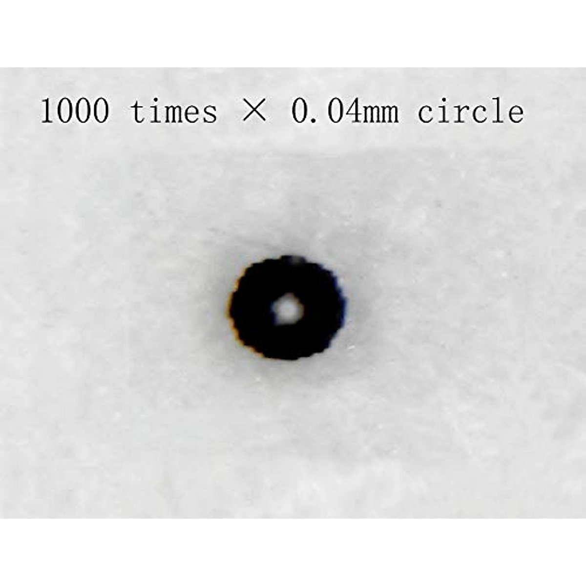 High Precision 1 Micron SEC Size Estimation Chart Transparency Defect Diameter Area Measure 1/5/10 Pieces Pack (1, 3)