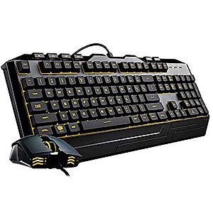 Cooler Master Devastator 3 Gaming Keyboard & Mouse Combo, 7 Color Mode LED Backlit, Media Keys, 4 DPI Settings, Model:SGB-3000-KKMF1-US