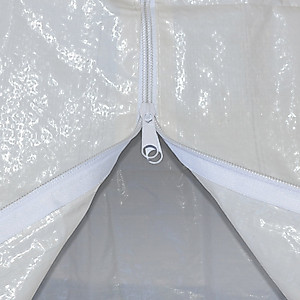 BenefitUSA Sidewalls 10'X6.4' Size for Tent Outdoor Pop Up Canopy Gazebo Marquee with Zipper&Window