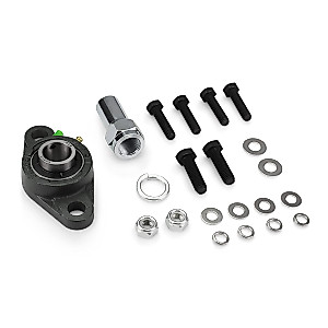 STREET DIRT TRACK Steering Stabilizer Gearbox Brace - Heavy Duty Steel Steering Gearbox Sector Shaft Brace Kit Fits 2003-2008 Dodge Ram 2500 3500 4WD