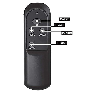 Comfort Zone 3,000W, 240V, Hard-Wired, Electric Wall Mounted Indoor/Outdoor Patio Space Heater w/Remote, Overheat Protection, Tip-Over Switch, IP65 Waterproof, (Mount Hardware Included), CZPH30RSL