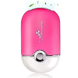 GreenLife® USB Rechargeable Portable Mini Fan Cooling Fan Bladeless Handheld Eyelash dryer Mini Handheld Fan Air Conditioning Blower for Eyelash Extension,eyelash extension kit