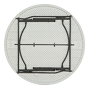 Lifetime Products 480301 Commercial Round Folding Table (4 Pack), 5', White