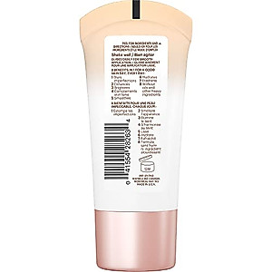 Maybelline Dream Fresh Skin Hydrating BB cream, 8-in-1 Skin Perfecting Beauty Balm with Broad Spectrum SPF 30, Sheer Tint Coverage, Oil-Free, Light/Medium, 1 Fl Oz