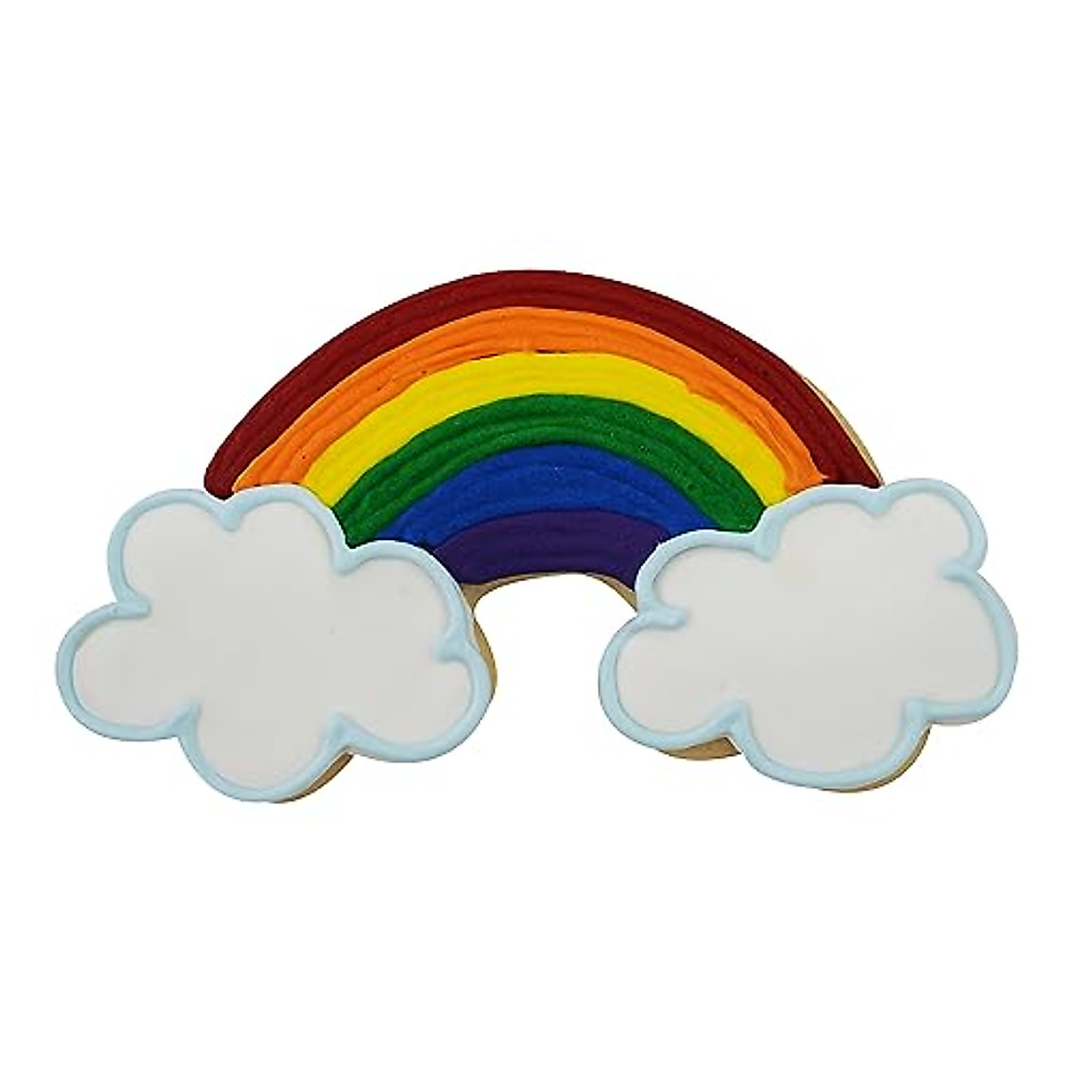 R & M International Rainbow Soft-Grip Cookie Cutter, One Size, Purple