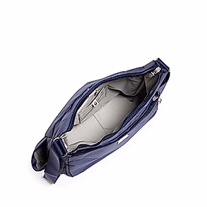 Baggallini Essential Hobo Crossbody Bag for Women - Built-in RFID Card Holder - Hobo Travel Bag with Luggage Sleeve