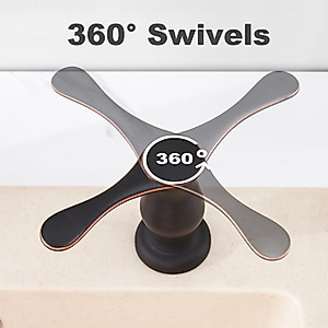 GAGALIFE Kitchen Sink Soap Dispenser Oil Rubbed Bronze, Built in Soap Dispenser with 13 OZ Bottle, Refill from The Top, Liquid Dispenser for Kitchen Sink