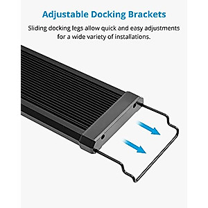 NICREW ClassicLED Marine Aquarium Light, LED Light with Dual-Channel Timer for Saltwater Fish and Reef Tanks, 18 to 24-Inch, 20-Watt