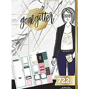 Me & My Big Ideas Happy Planner Accessory Book W/20 Sheets-Goal Getter, 722/Pkg, Multi