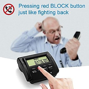 wondcam Call Blocker for Landline Phones, Premium Phones with Call Blocking, One Touch Number Block Device, Block Unwanted Robocalls and Nuisance Calls