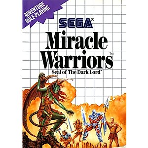 Miracle Warriors Seal of the Dark Lord [Sega Master System]
