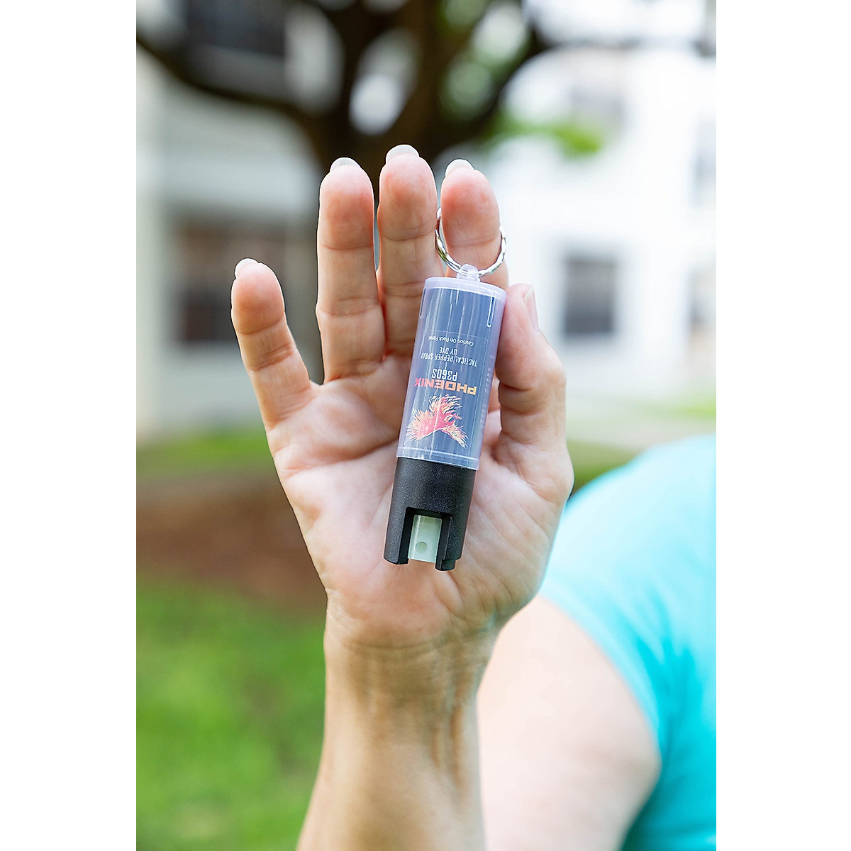 PHOENIX Key Mini – Key Chain Defense Unit Pepper Gel Trusted by Military and Law Enforcement Personnel with UV Dye Compact, Key Chain, Gel is Accurate - Maximum Strength + Easy Carry = 8Pack