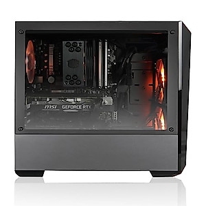 AVGPC Hellfire Series Gaming PC - AMD Ryzen 5 5600G 6-Core 3.90 GHz, RTX 3050 8GB DDR6, 16GB 3200MHz DDR4, 1TB NVME M.2 SSD, Hyper 212 RGB Cooler, RGB Fans, MasterBox 3.1 Lite TG Case, Windows 11
