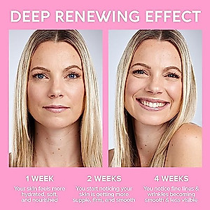 MAREE Face Moisturizer - Collagen Cream for Women - Anti-Wrinkle Eye Balm with Retinol, Hyaluronic Acid - Day & Night Cream for Face & Under Eye - Instant Face Lift Cream with Hydrating Effect - 1.7oz