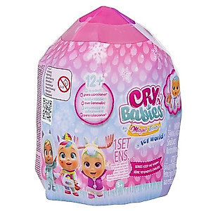 Cry Babies Magic Tears ICY World - Keep Me Warm Series | 8 Surprises, Accessories, Surprise Doll - Great Gift for Kids Ages 3+