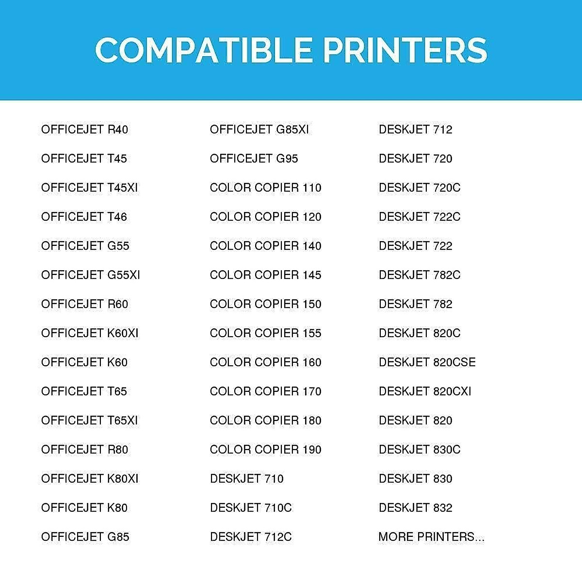 LD Products Remanufactured Replacement for HP 45 51645A Ink Cartridge for PhotoSmart 1000 1100 1100xi 1115 1115cvr 1215 1215vm 1218 1315 1315vm P1000 P1000xi P1100 P1100xi P2100 (Black, Single Pack)