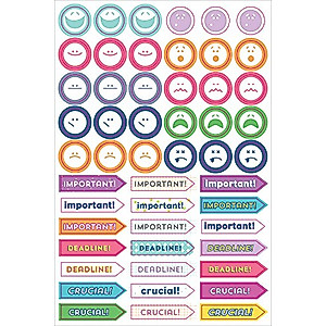 Peter Pauper Press Essentials Weekly Planner Stickers (Set Of 575 Stickers)