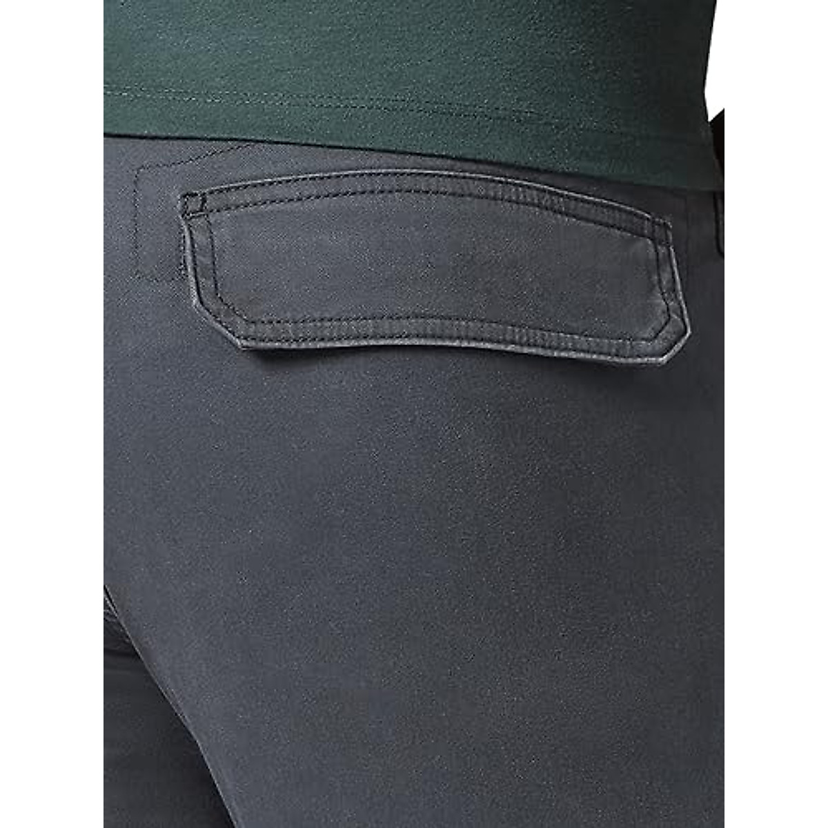 Wrangler Authentics mens Regular Tapered Cargo Pants, Pewter, 32W x 30L US