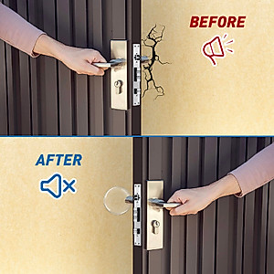 9PCS Door Stoppers Wall Protector, 2 Inch Round Clear Door Stops, Strong Self Adhesive Door Bumper Wall Guard, Washable and Reusable Stick on Door Stopper Silicone Wall Door Protector from Door Knob