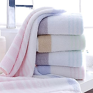 EYHLKM Cotton Face Towel Children Adult Household Towel Hair Towel (Color : D, Size : 33x74cm)