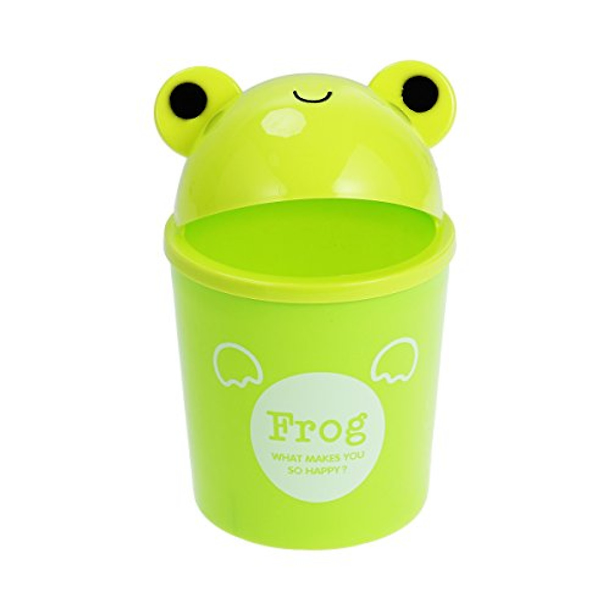 TOYMYTOY Desktop Trash Can Mini Waste Bin Garbage Organizer Cute Table Trash Can (Green C065H)