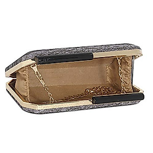 Pink Cocktail Hexagon Black Party Wear Beautiful Casual Clutch Evening Cluth For Valentine Gift