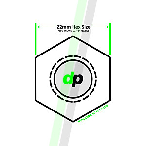 DPAccessories 20 Black Lug Nuts for Chrysler 300 Dodge Charger Challenger - Replaces 6509422AA LCB3D8HEOBK04020