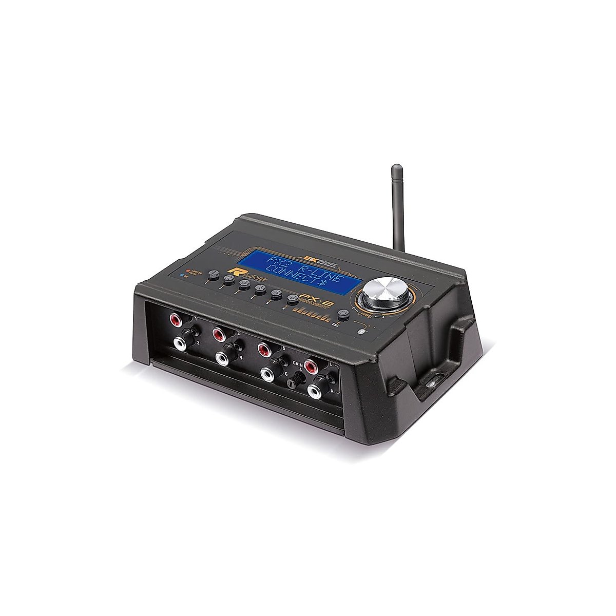 Expert PX2R Double Limiter DSP BT Aluminum Bluetooth Input EQ with 28 Band Spaced 1/4 Octave Apart Parametric EQ with Independent Band per Channel, 6 Independent Outputs