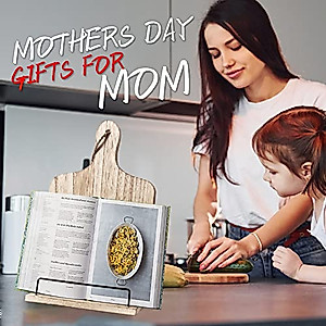 Mothers Day Gifts from Daughter,Mom Gifts Cookbook Stand,Unique Mothers Day Gifts for Mom from Son,Birthday Gifts for Mom Sister,New Mom Gifts for Women