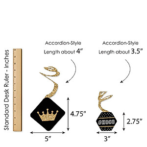 Big Dot of Happiness HOCO Dance - Homecoming Hanging Decor - Party Decoration Swirls - Set of 40