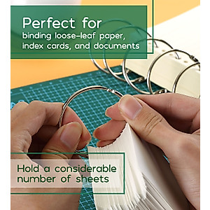 Mr. Pen- Loose Leaf Binder Ring, 20 Pack, 2 Inch, Binder Rings, Book Rings, Metal Rings for Index Cards, Rings for Flash Cards, Flash Card Rings, Index Card Rings, Clip Rings, 2 Inch Binder Rings