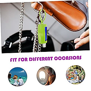 FRCOLOR Parfum 12pcs Cylindrical Bottle Silicone Sleeve Perfum Travel Bottle Set Silicone Case Silicone Roller Bottle Cover Bottle Silicone Protectors Travel Size Bottle Covers Perfume Bottle Pefume