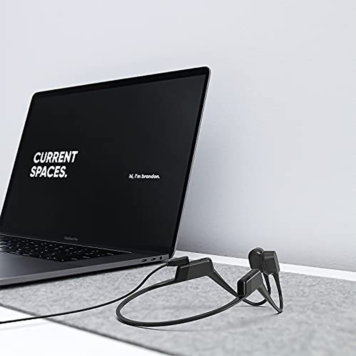 [2 Pack] Replacement Charging Cable for AfterShokz Aeropex AS800/OpenComm ASC100SG/OpenRun Pro Mini, Auarte 3.3ft Magnetic USB Charger Cable Fast Charging Cord for Aeropex Bone Conduction Headphones