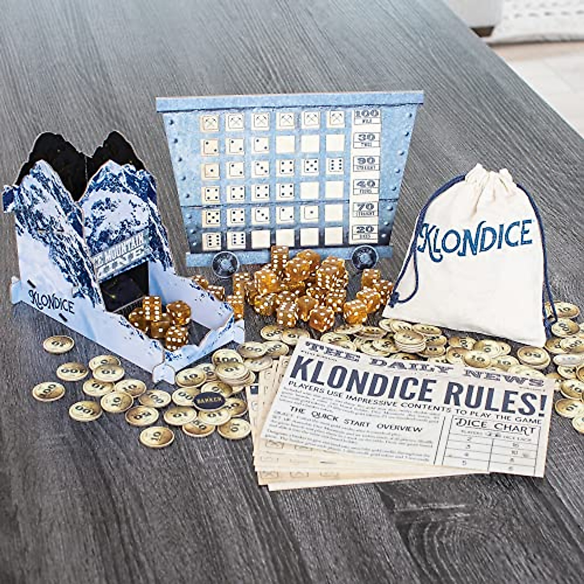 MindWare Klondice Game | Fun Dice Games for Family Game Night | Ages 8 and up 2-6 Players