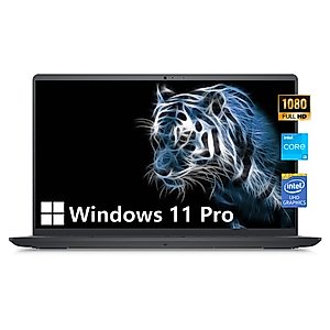 Dell Inspiron 3000 Business Laptop, 11th Gen Intel Core i3-1115G4, 15.6''FHD Display, Windows 11 Pro, 16GB RAM, 512GB SSD, HDMI, WiFi, Bluetooth, Intel UHD Graphics, Long Battery Life, Carbon Black