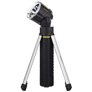 Stanley 0-95-112 Linterna MaxLife 369 LED Trípode, Black