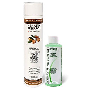 KERATIN RESEARCH Keratin Hair Treatment Straightening for All types and Colors, Complex Blowout (Lotion, Includes Keratin)